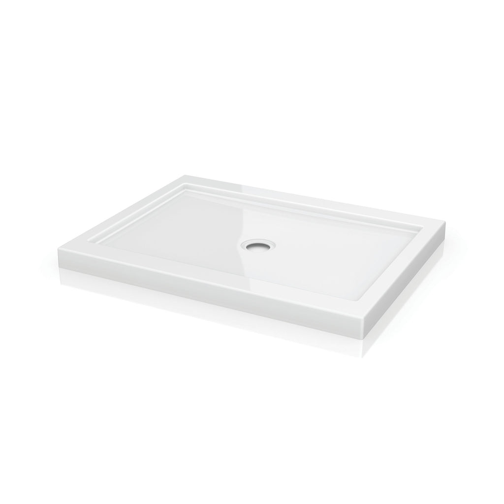 Quad 48" x 34" Shower Base - Center Drain – Household Plumbing